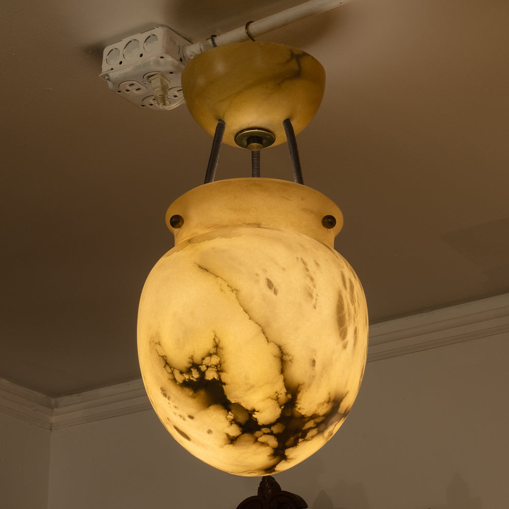 Alabaster Amphora Light Fixture – Eileen Lane Antiques