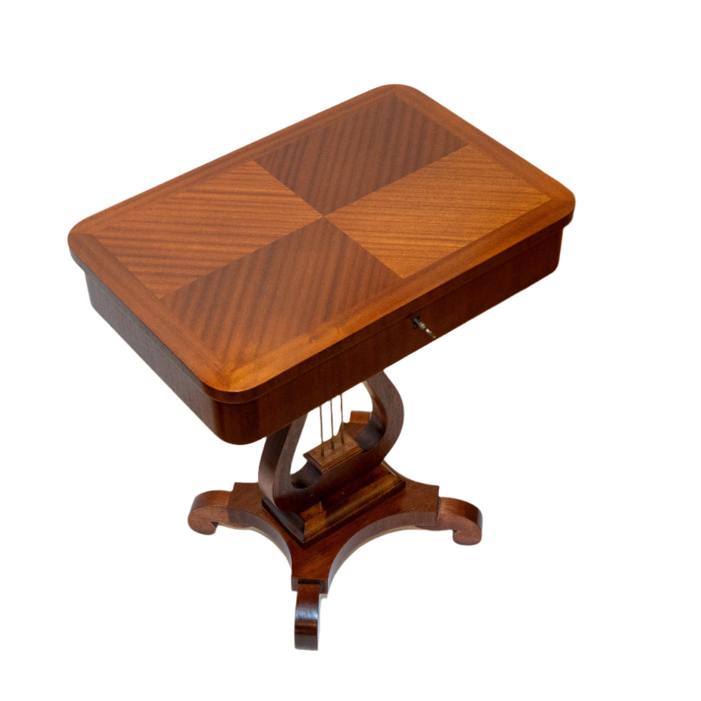 Neoclassical Lyre Table, Sweden 1935 – Eileen Lane Antiques